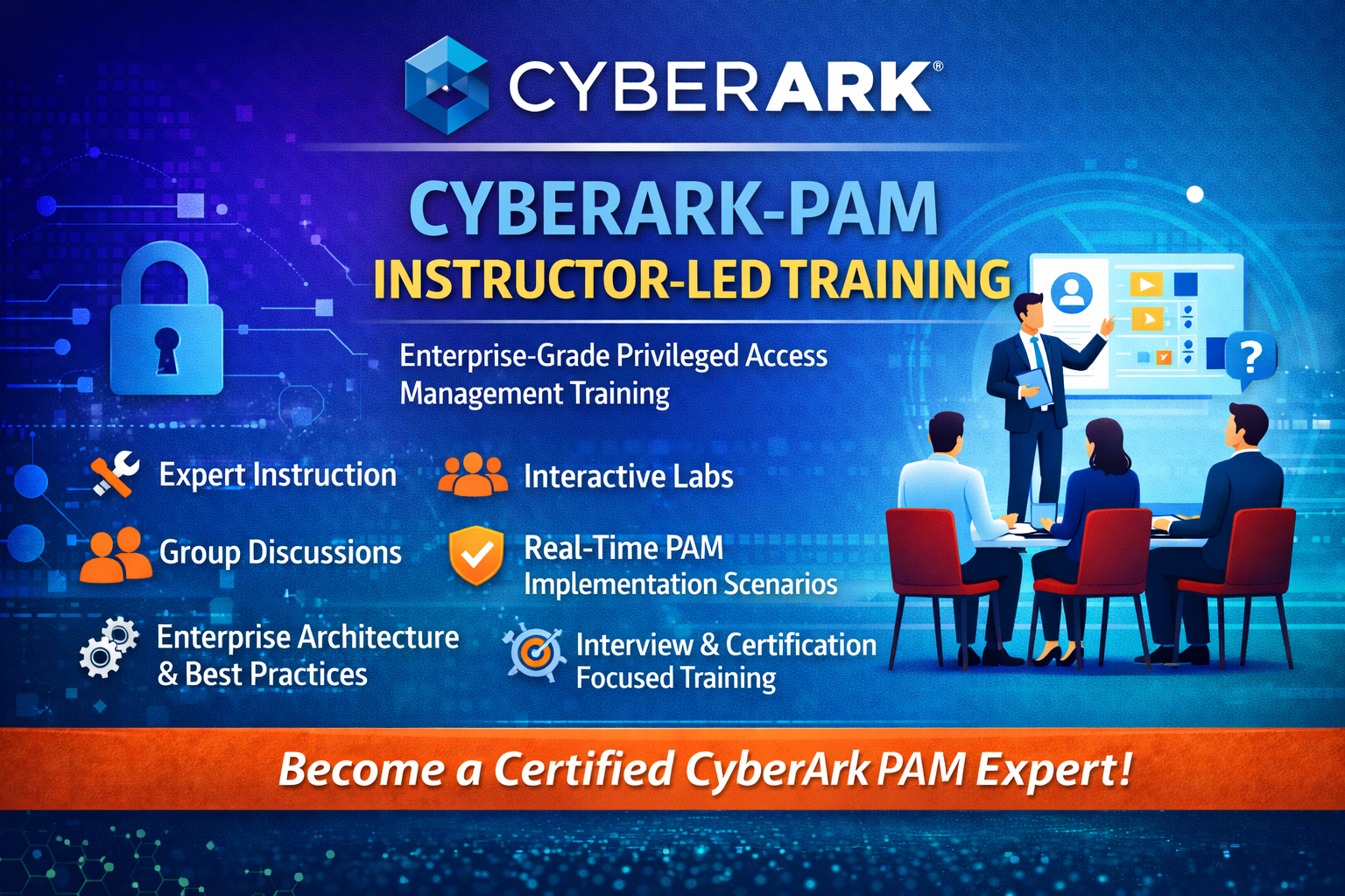 CyberArk-PAM Instructor-led Training - Identityiq Solutions